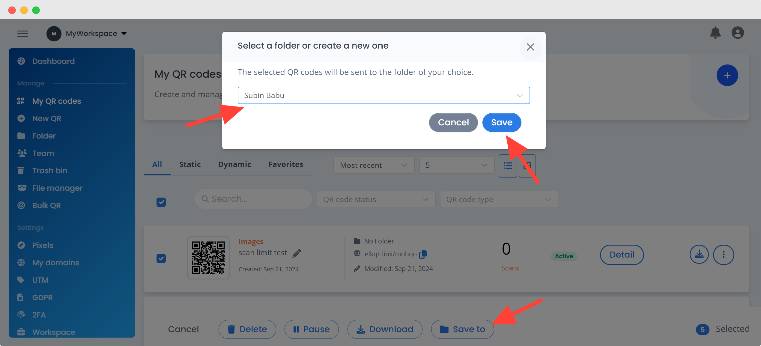 How to Use Bulk Actions: Download, Move to Folder, Pause, and Delete | ElkQR